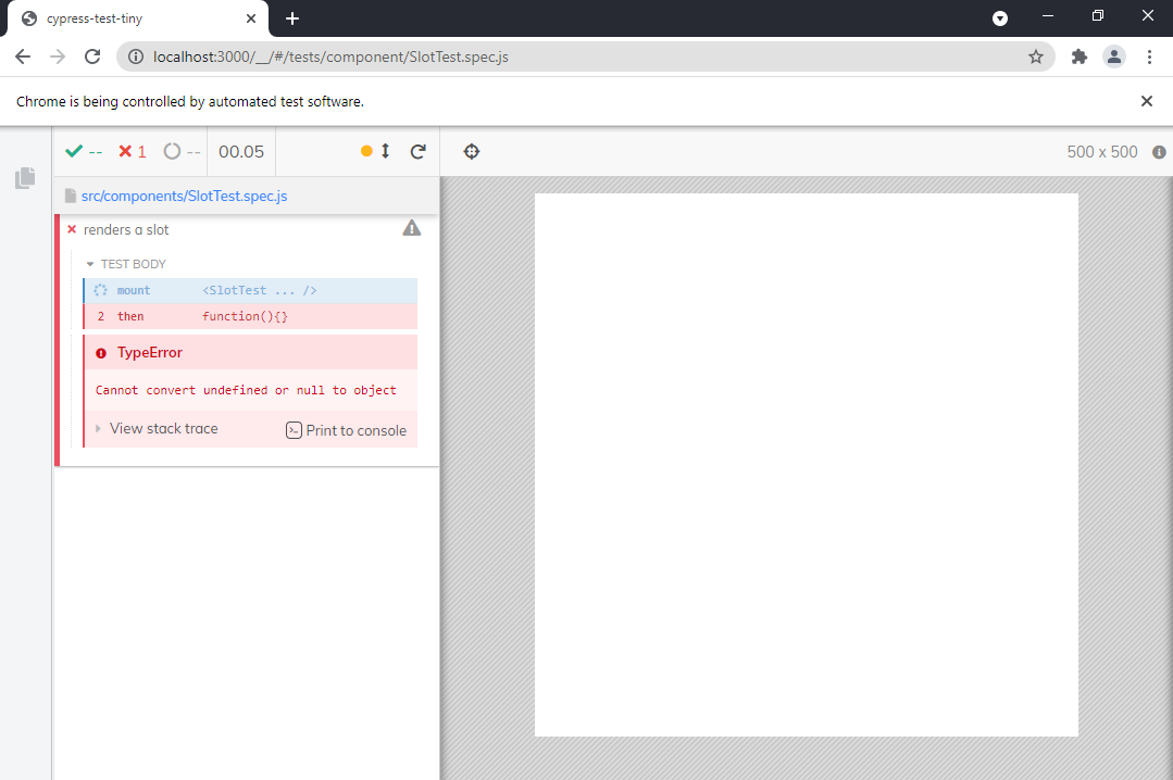 Vue Slots Seem To Be Broken On The Most Recent Version Of Cypress · Issue 18219 · Cypress Io 