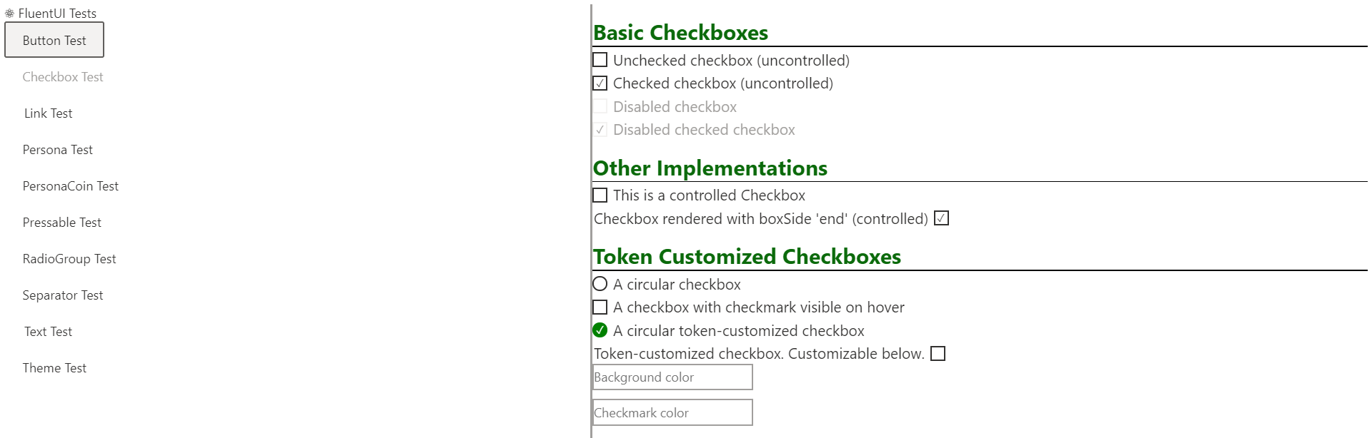 Fabrictester Web By Gulnazsayed · Pull Request 316 · Microsoftfluentui React Native · Github