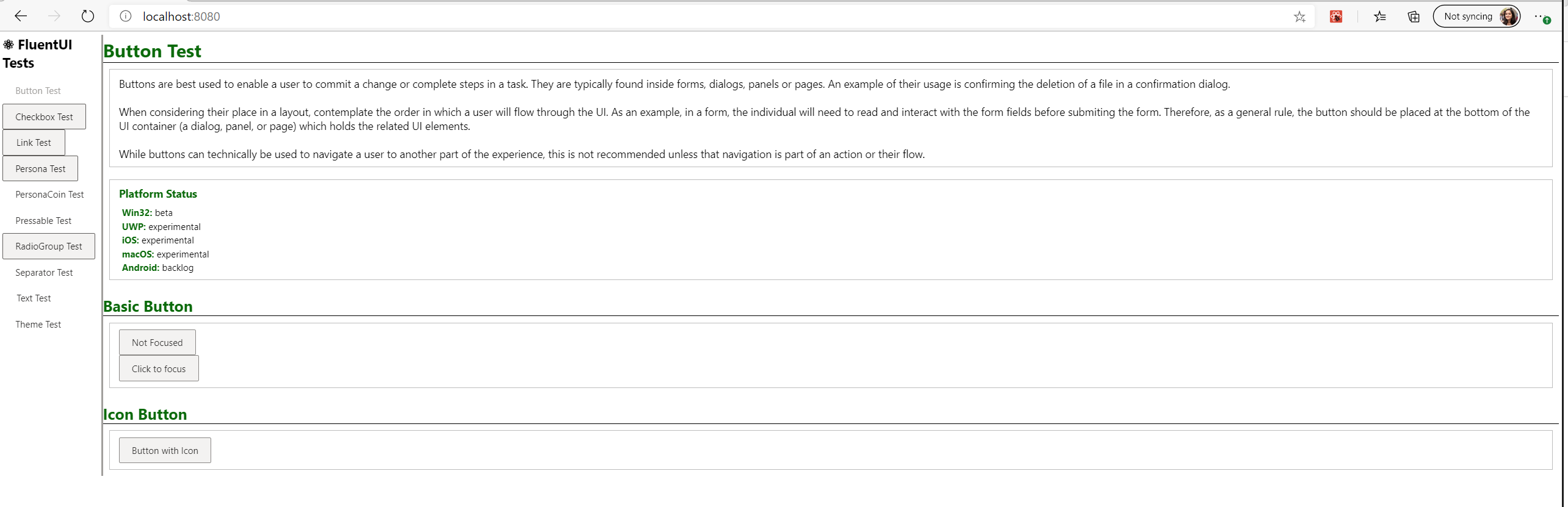 Replace Component Tests With Test Template And Added Top Level Descriptions By Gulnazsayed
