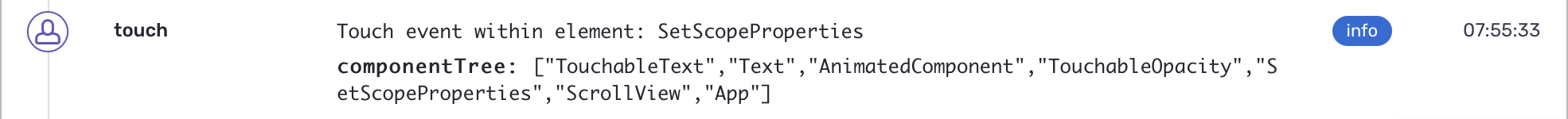 Touch Events displayName not working · Issue #950 · getsentry/sentry-react-native · GitHub