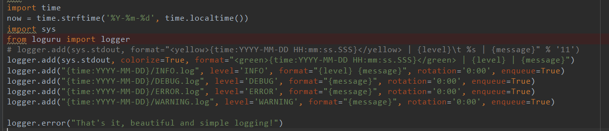 why it will print twice times, everytime the printed log were different · Issue #152 · Delgan ...