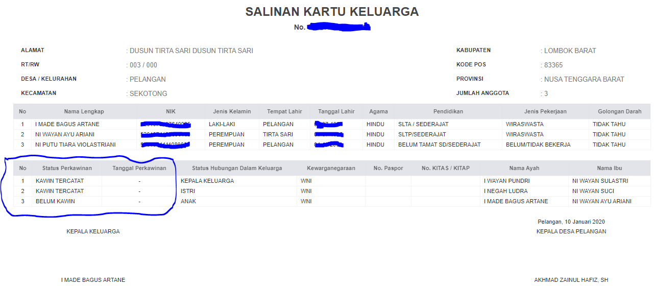 Isian Kosong Namun Terisi "Kawin Tercatat" Saat Import Data Penduduk ...