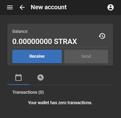 Show "No transaction history" for empty wallets · Issue #66 · block-core/blockcore-wallet · GitHub