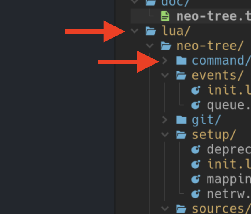 Neo-tree expand/collapse icon · LazyVim LazyVim · Discussion #375 · GitHub