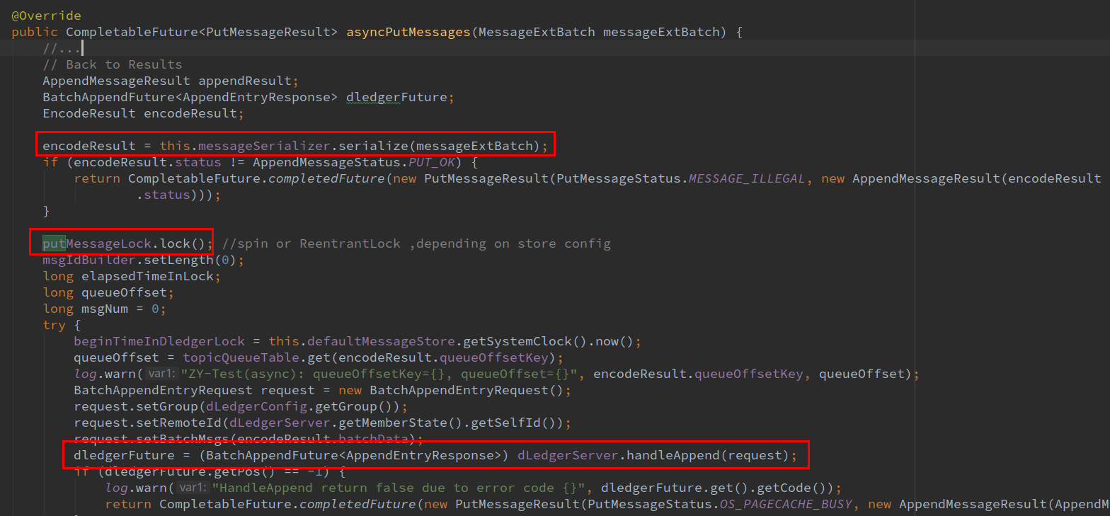 Fix Batch message send bug in Dledger Mode · Issue #2865 · apache/rocketmq · GitHub