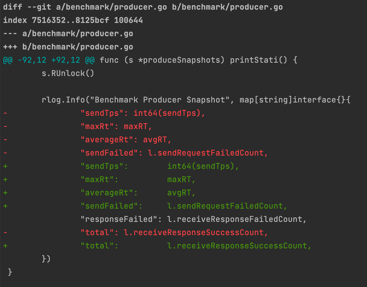 Code format error · Issue #807 · apache/rocketmq-client-go · GitHub