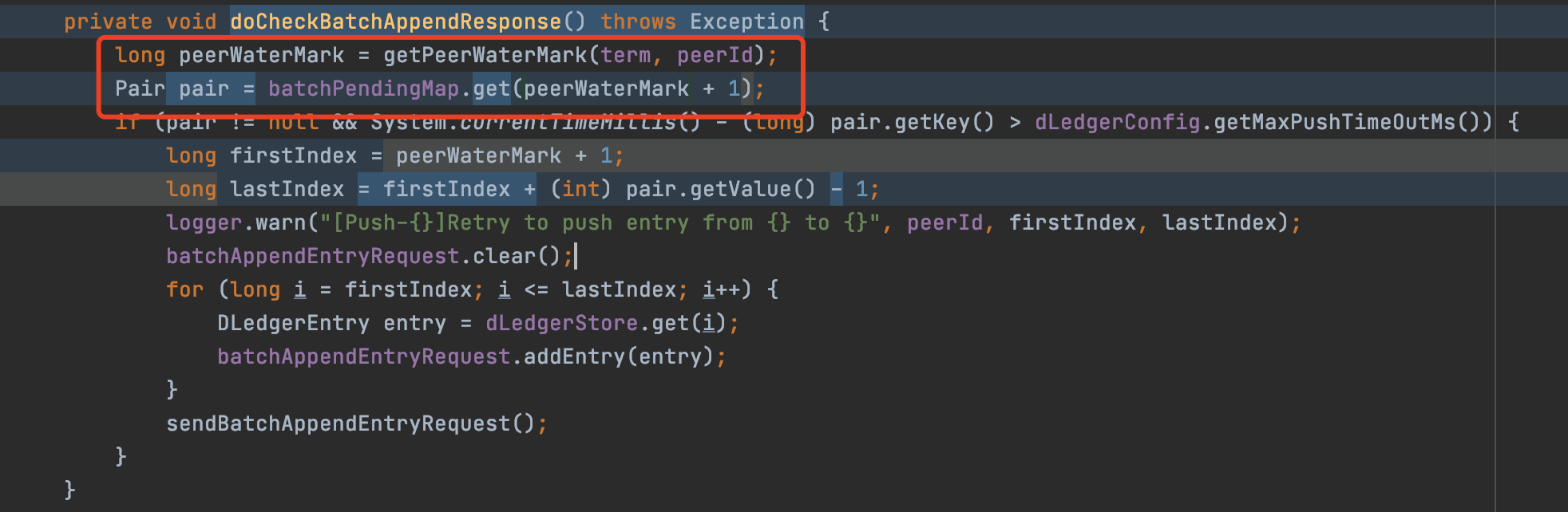 [EntryDispatcher] Unable to obtain pair from batchPendingMap · Issue #140 · openmessaging ...