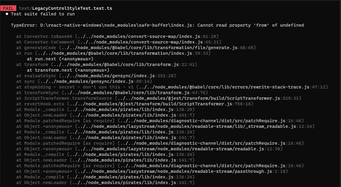 Error Occuring When Trying To Run E2e Test App · Issue 10982 · Microsoft React Native Windows