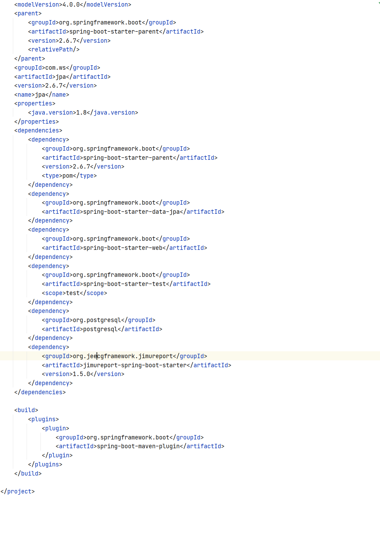 spring boot jpa 集成报错 · Issue #995 · jeecgboot/JimuReport · GitHub
