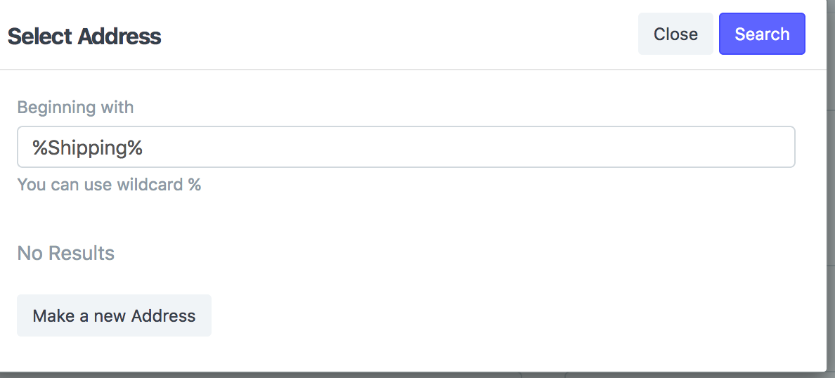 Default Shipping Address did not show as expected in Purchase Order ...