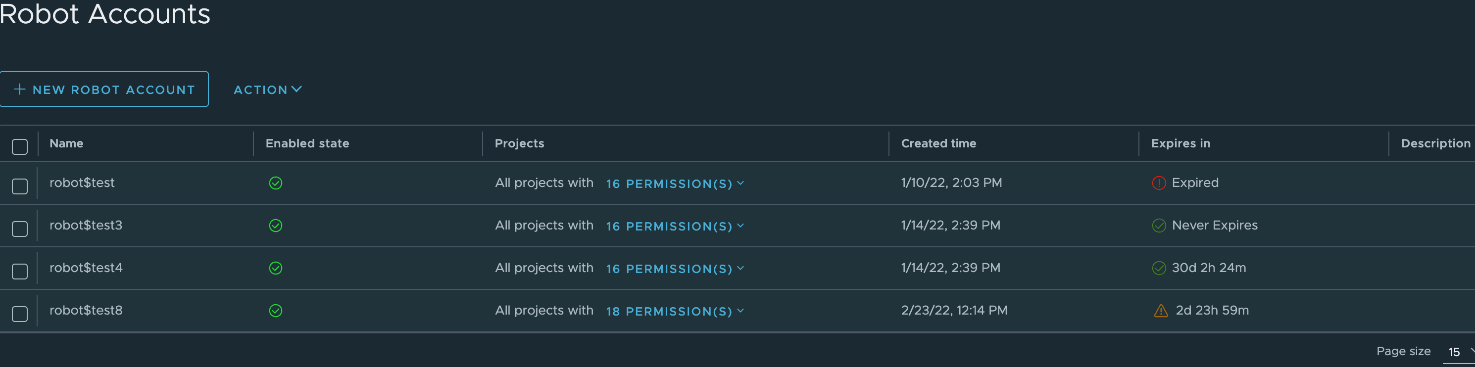 Update Robot account screenshots for changed column name · Issue #289 ...