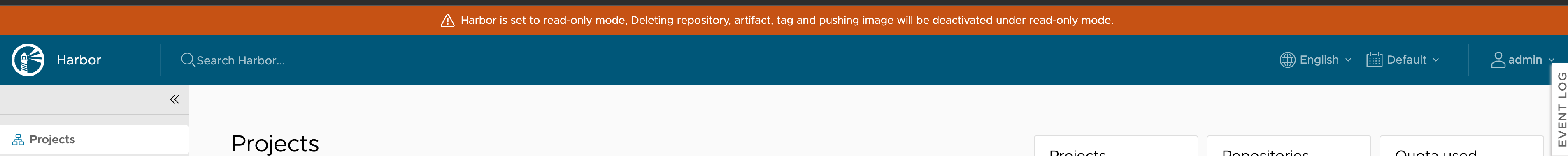 The `Read_only` header on Harbor UI should be visible for every user · Issue #18694 · goharbor ...