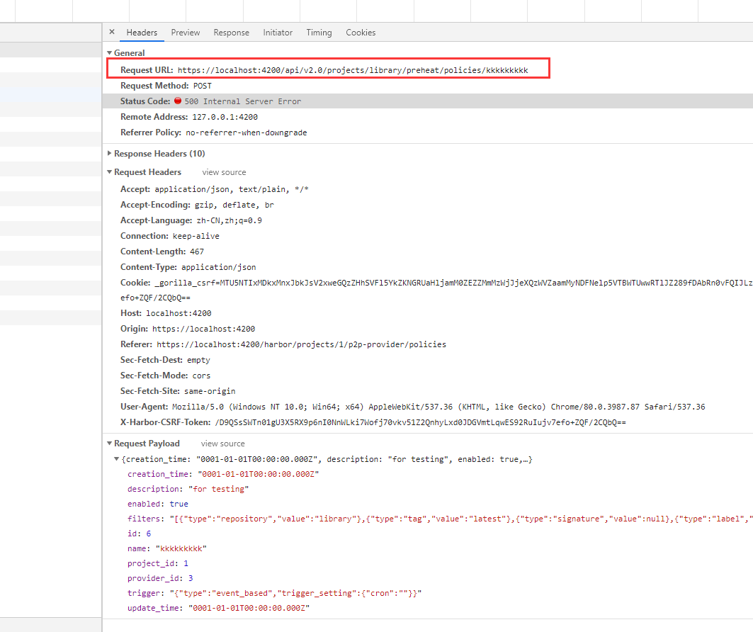 An error occours when manully execute p2p-preheat policy · Issue #12527 · goharbor/harbor · GitHub