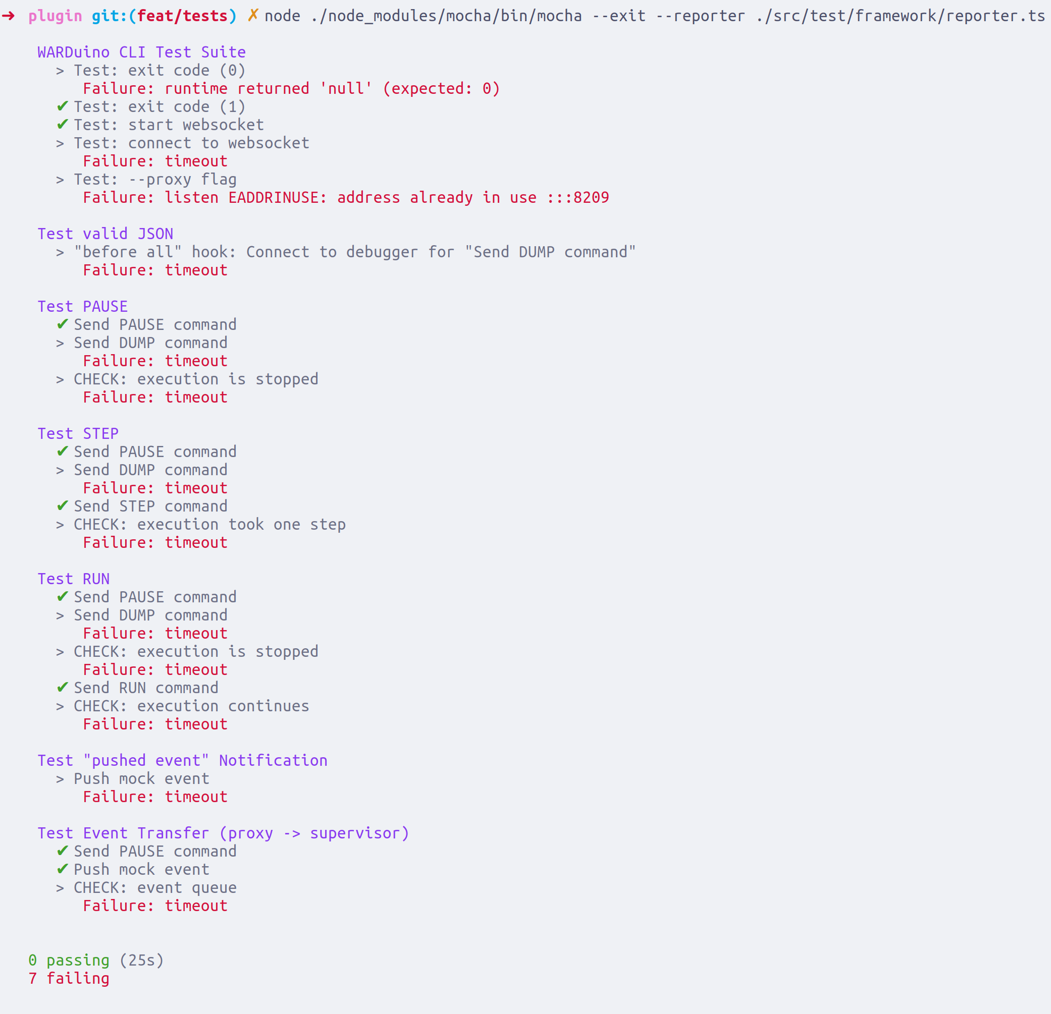 Add Custom Mocha Reporter For Test Framework · Issue 51 · Topllab Warduino Vscode · Github
