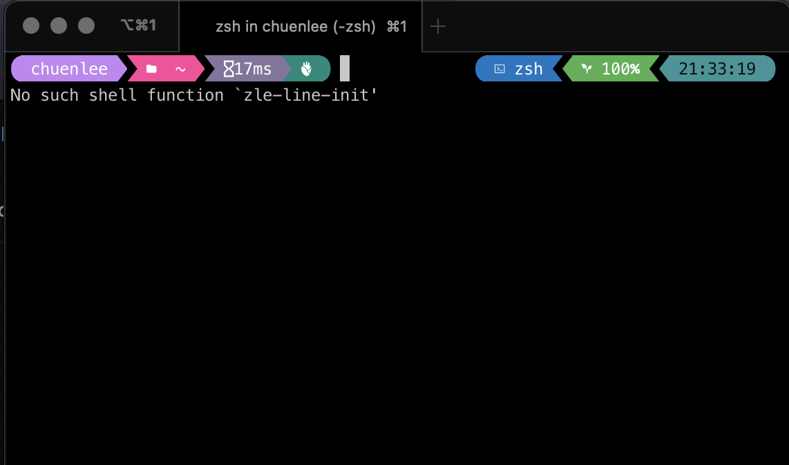 Getting a No such shell function `zle-line-init' in Terminal · JanDeDobbeleer oh-my-posh ...