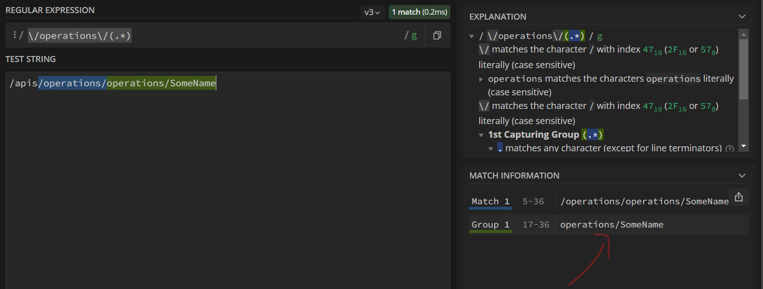 If you have an API named "operations" - operation name resolution fails ...