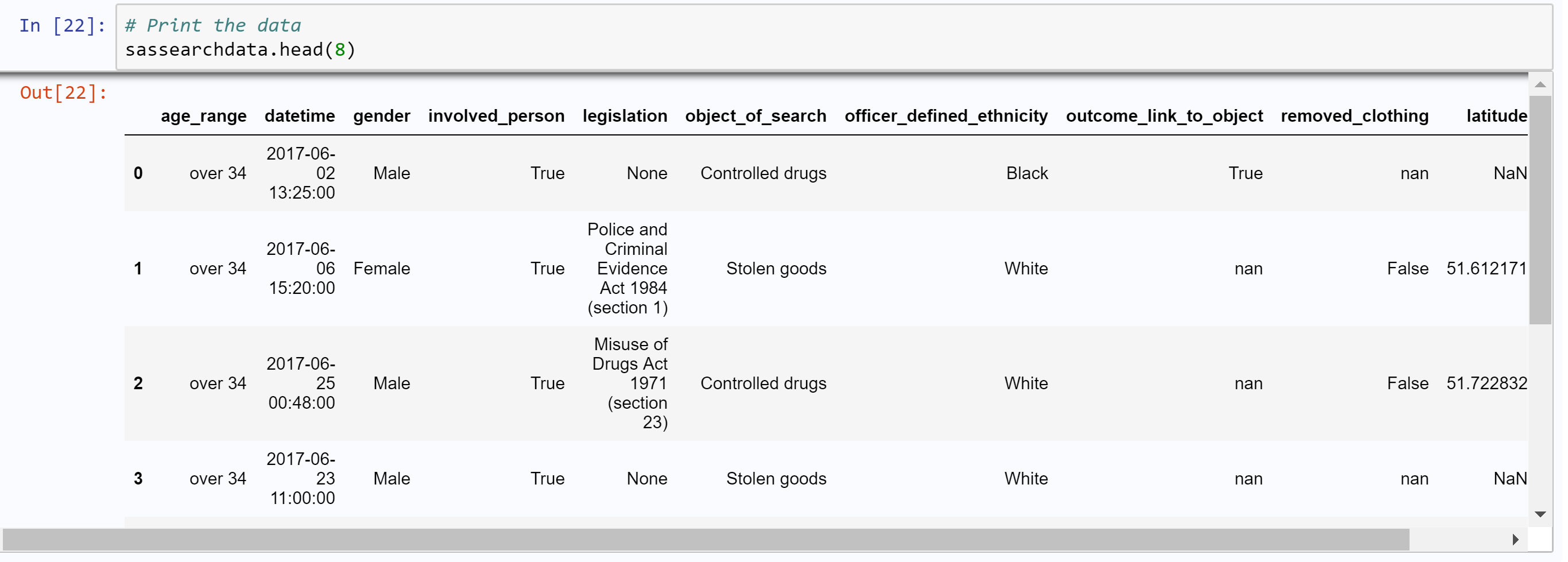 Proc print output appears messy within display · Issue #97 · sassoftware/saspy · GitHub