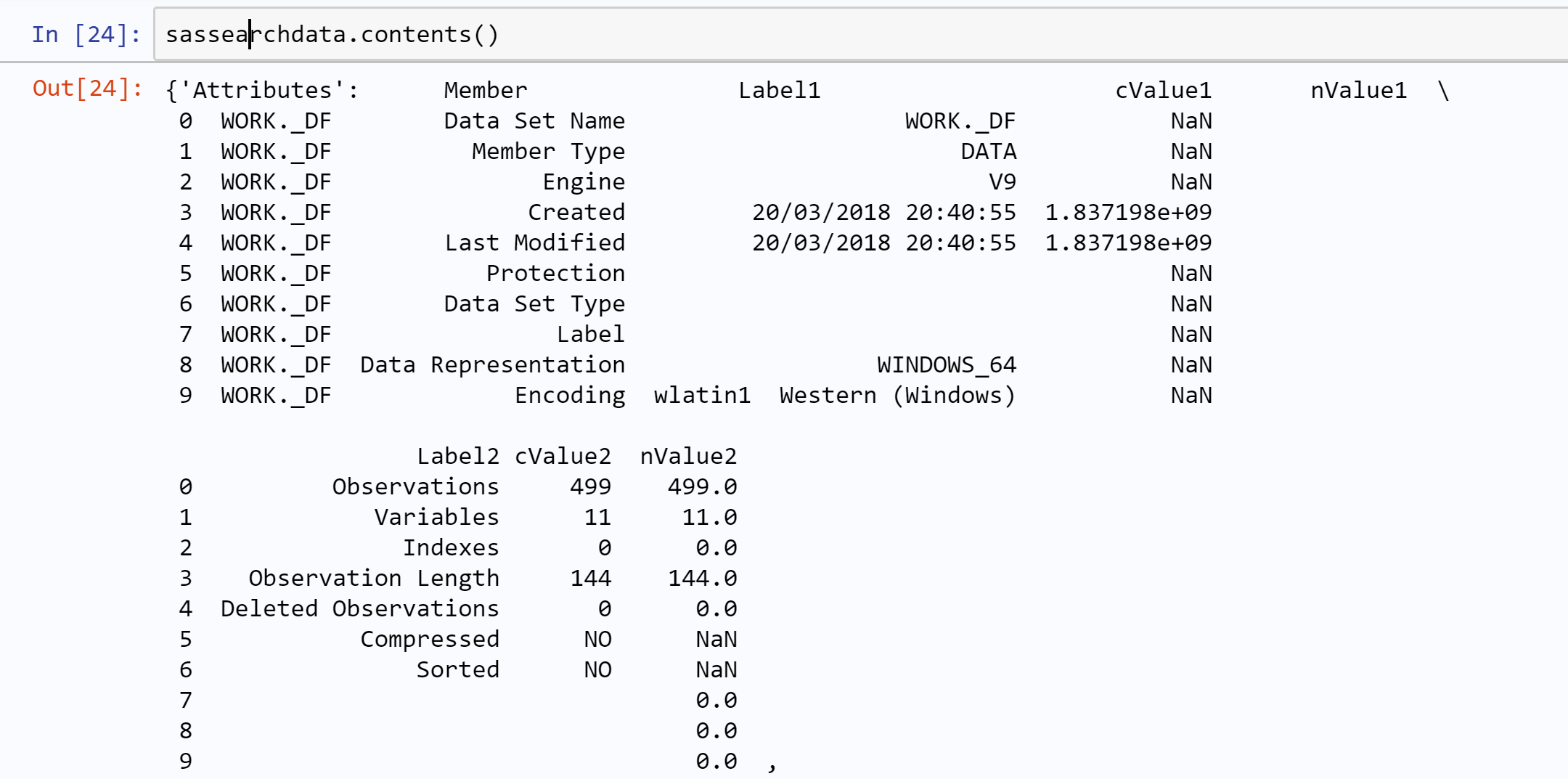Proc print output appears messy within display · Issue #97 · sassoftware/saspy · GitHub