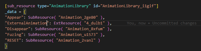 AnimationPlayer external broken animation resource causes the scene to ...