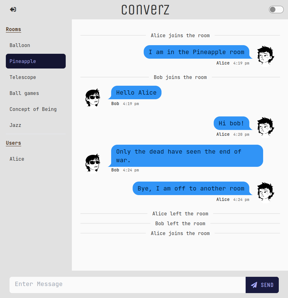 GitHub - jfvillablanca/converz-rtc: Real-time chat Discord clone using ...