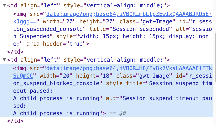 Invalid role on Console session suspend status icons · Issue #12449 · rstudio/rstudio · GitHub