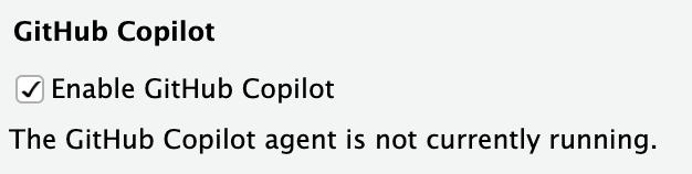 Copilot agent running and no suggestions are provided on server · Issue ...