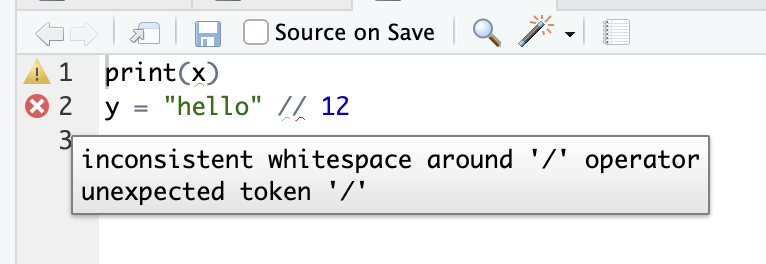 Hovering over diagnostic symbols doesn't show the messages · Issue ...