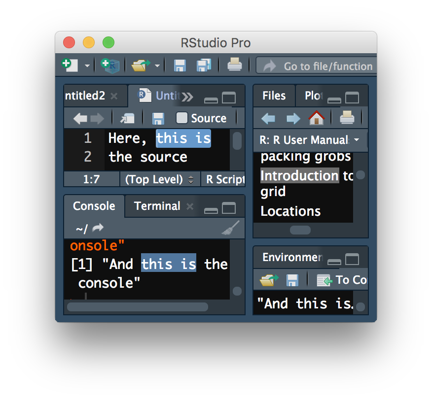 Combinations of blue and gray highlighting differ across themes ...