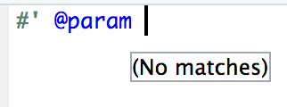 Tabs in Roxygen autocomplete without text, interfering with tabbing ...