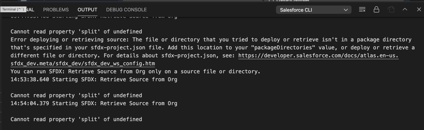 Unable to Retrieve package.xml from Source Manifest after a couple of successful attempts using ...