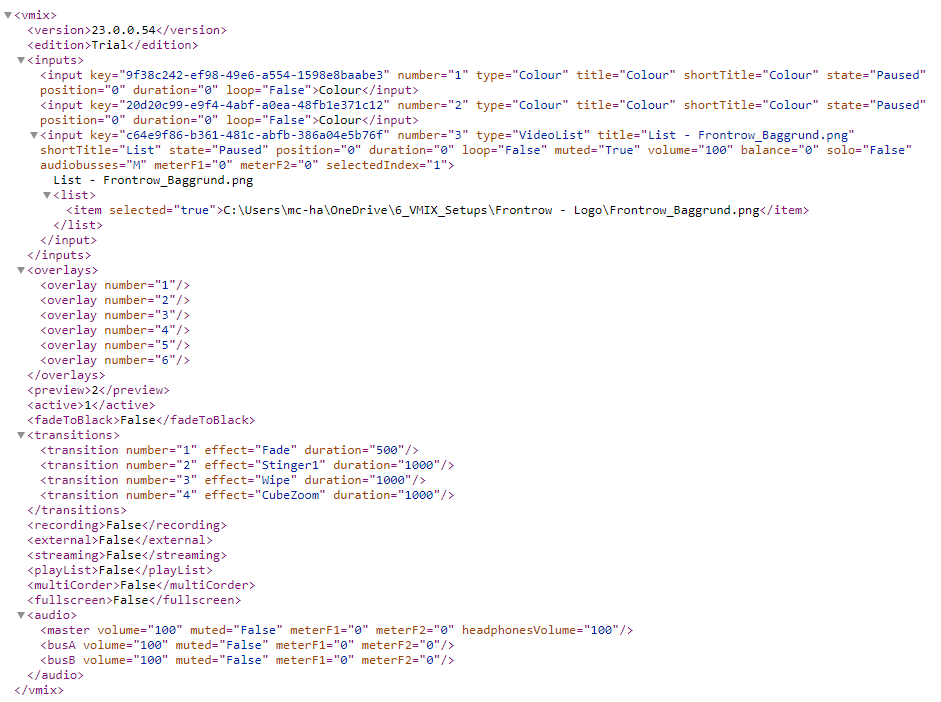 Feedback bug with list's · Issue #28 · bitfocus/companion-module-studiocoast-vmix · GitHub