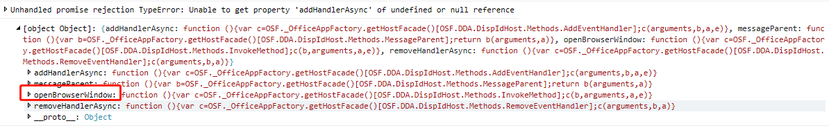Trying to save a blob file in Outlook for macOS using javascript ...