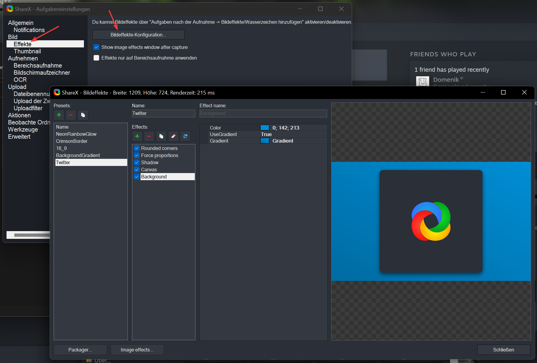 Bug Saved Image Effects Are Not Listed When The Menu Is Open Via