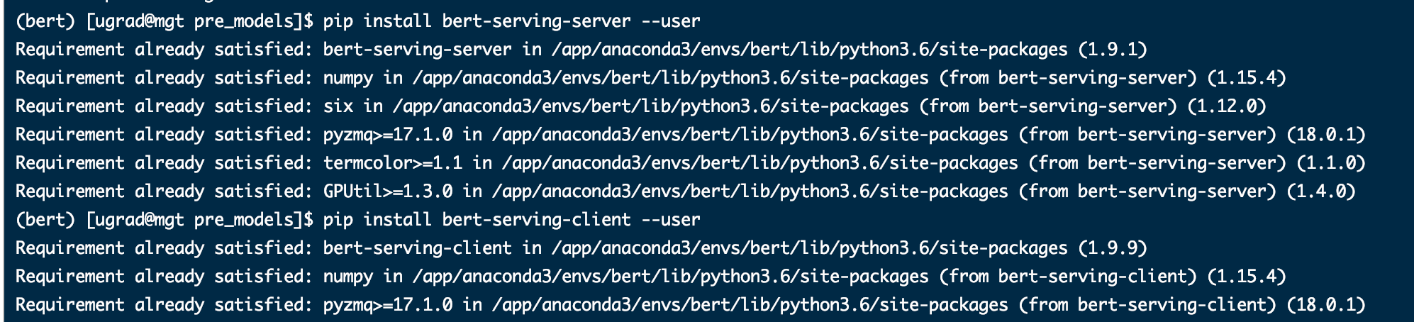 ModuleNotFoundError: No module named 'bert_serving.client' but I have installed them! · Issue ...