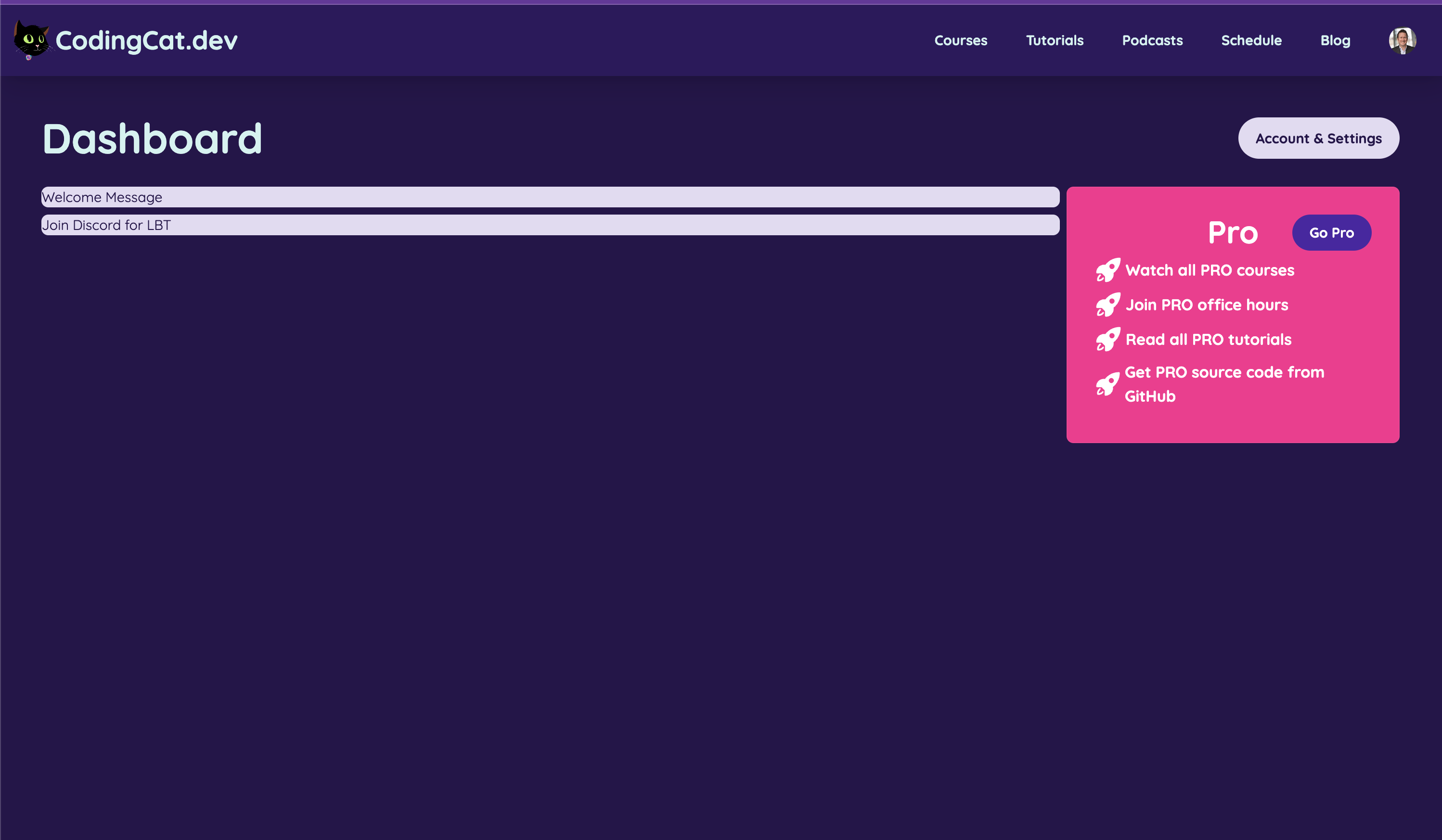 馃殌 Feature: Better User Dashboard 路 Issue #417 路 CodingCatDev/codingcat ... 馃殌 Feature: Better User Dashboard 路 Issue #417 路 CodingCatDev/codingcat ...