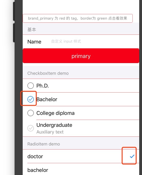 React Native: how to change Radio, checkbox blue · Issue #2120 · ant ...