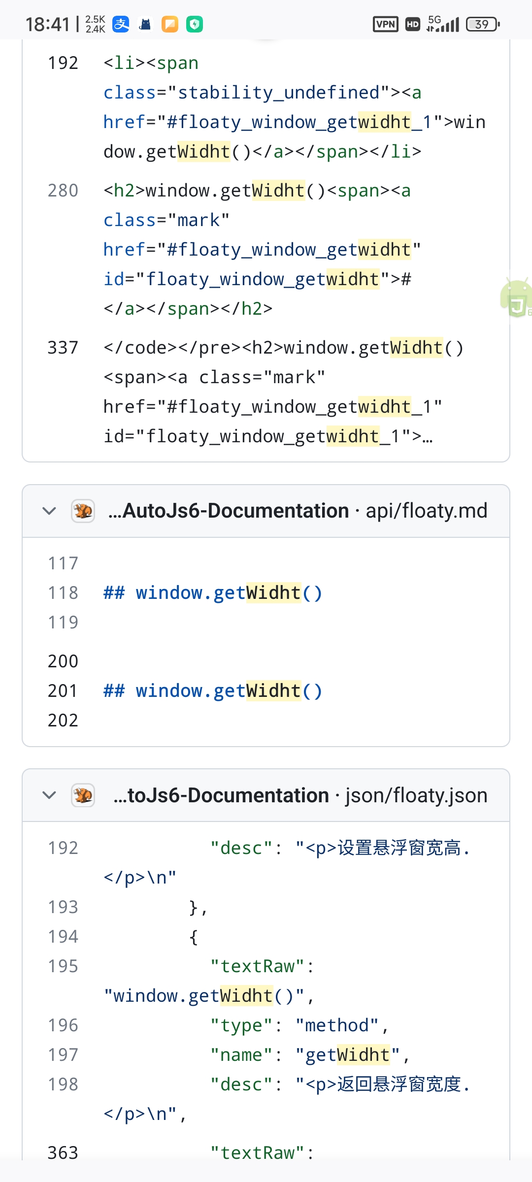 拼写错误：widht应该改为width · Issue #1 · SuperMonster003/AutoJs6-Documentation · GitHub