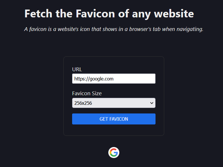 GitHub - asty8926/favicongrabber: Simple utility tool to grab the favicon from any website. Uses ...