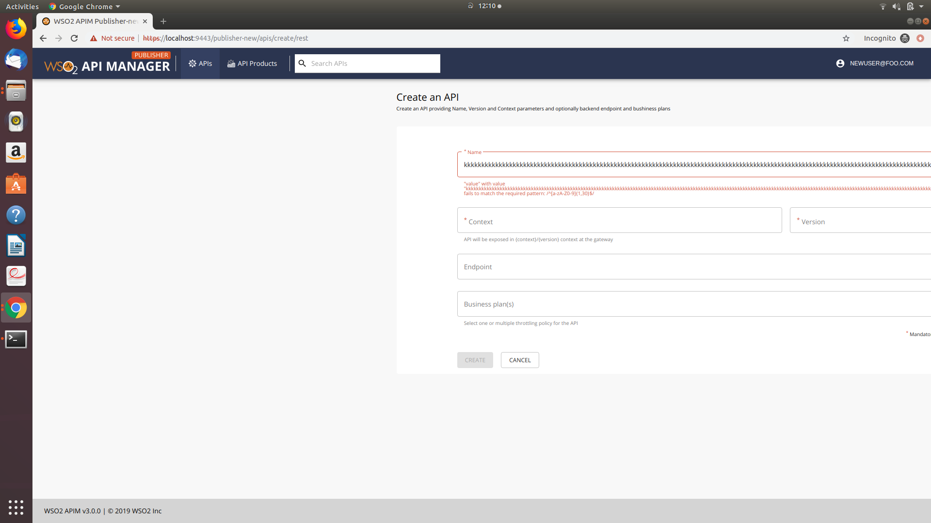 [Publisher]API Create Page name contains more than 255 characters ...