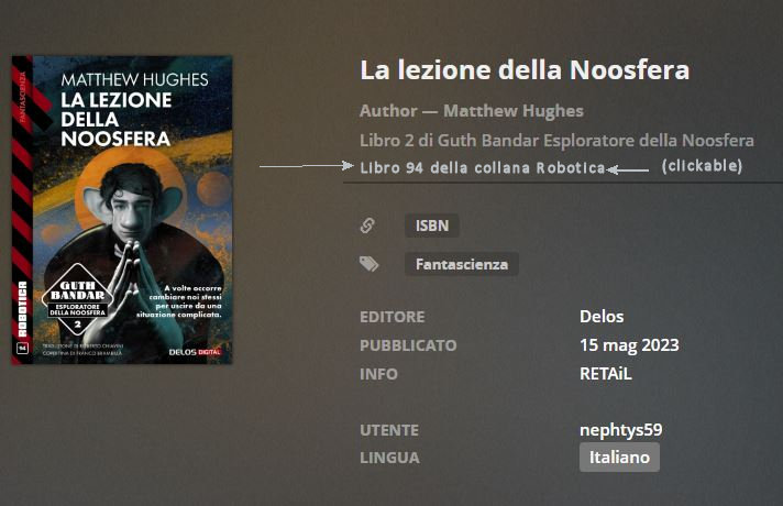 I'd like to have "collections" custom column both in browse menu, book ...