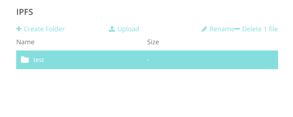 Rename and delete buttons mashed together · Issue #609 · ipfs/ipfs-webui · GitHub