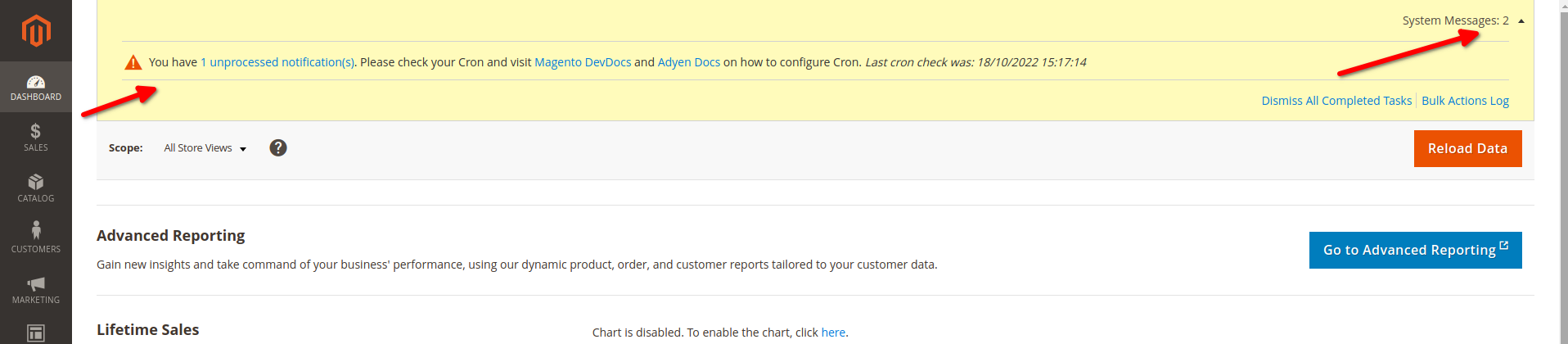[PW-7508] - VersionMessage is not shown in notification · Issue #1773 · Adyen/adyen-magento2 ...