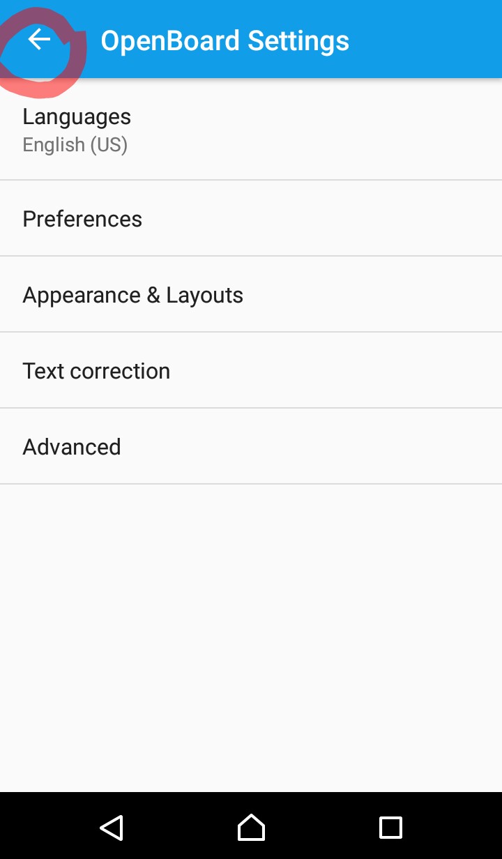 Back icon On Upper Left Corner doesn't work · Issue #511 · openboard-team/openboard · GitHub
