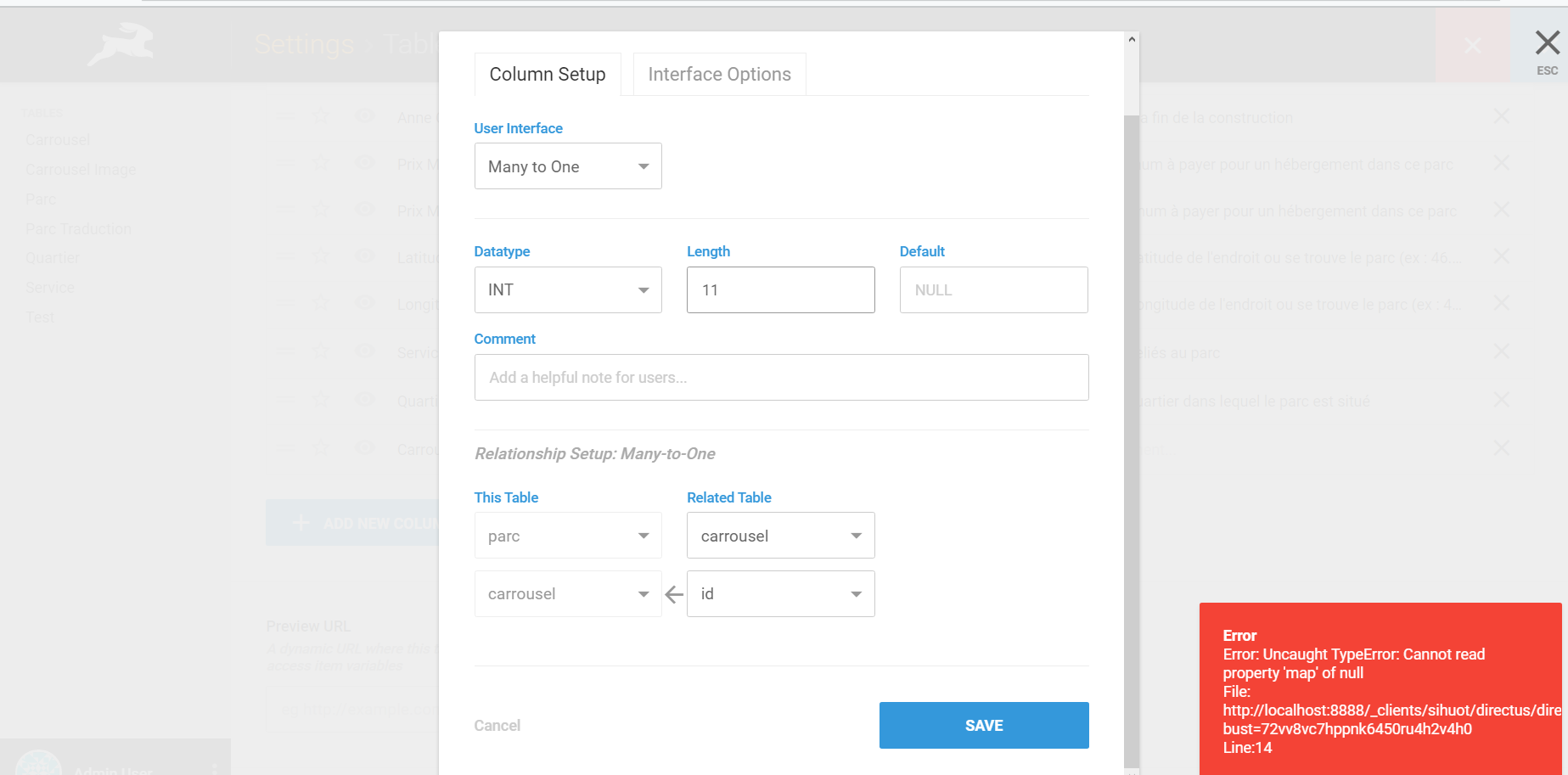 Problem while trying to use a "many to one" relationship · Issue #1895 ...