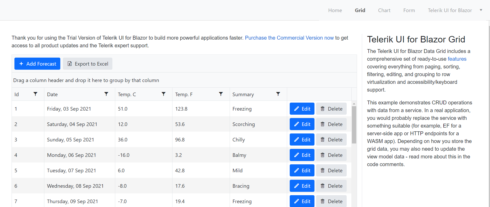 GitHub - BoryanaTodorova/Telerik-Blazor-Application