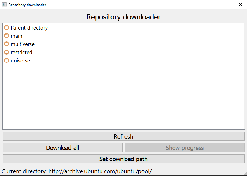 GitHub - Sucharek233/LinuxRepoDownloader: Download files from a linux repository