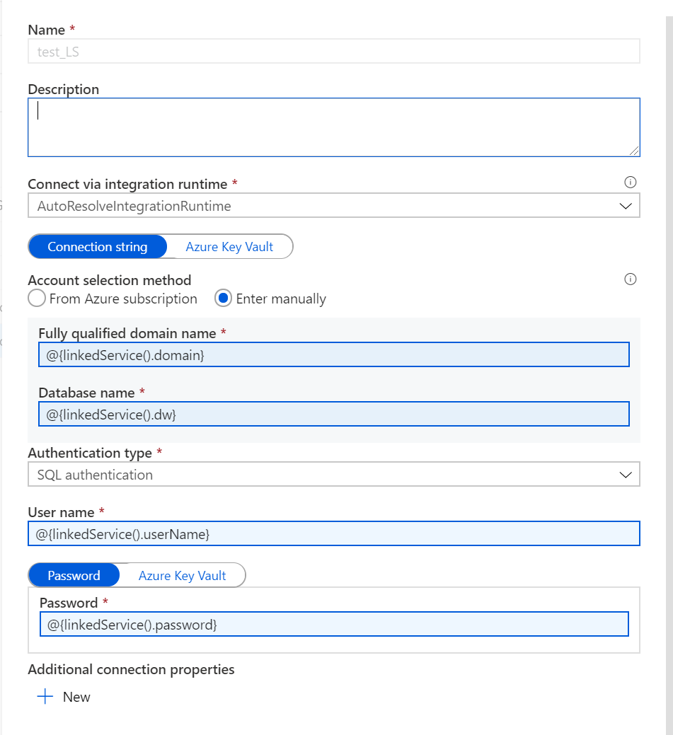 dynamically provided parameters are not used in the exported ARM ...