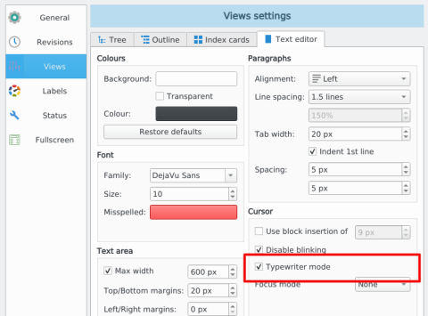 RFE: Hotkey toggle for typewriter mode · Issue #892 · olivierkes/manuskript · GitHub