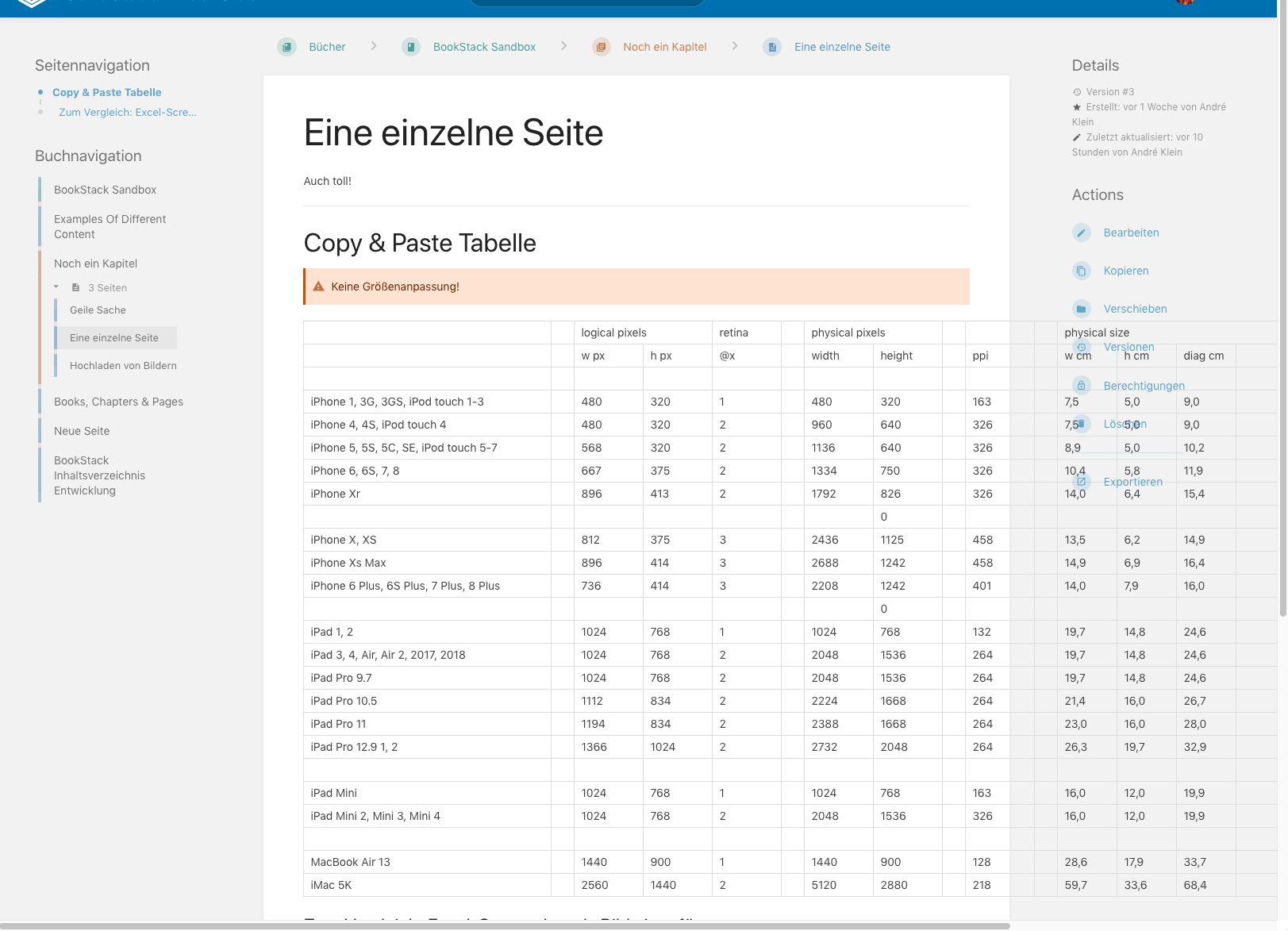 Make (pasted) tables adapt/automatically adjust to the page width. Columns: relative not ...