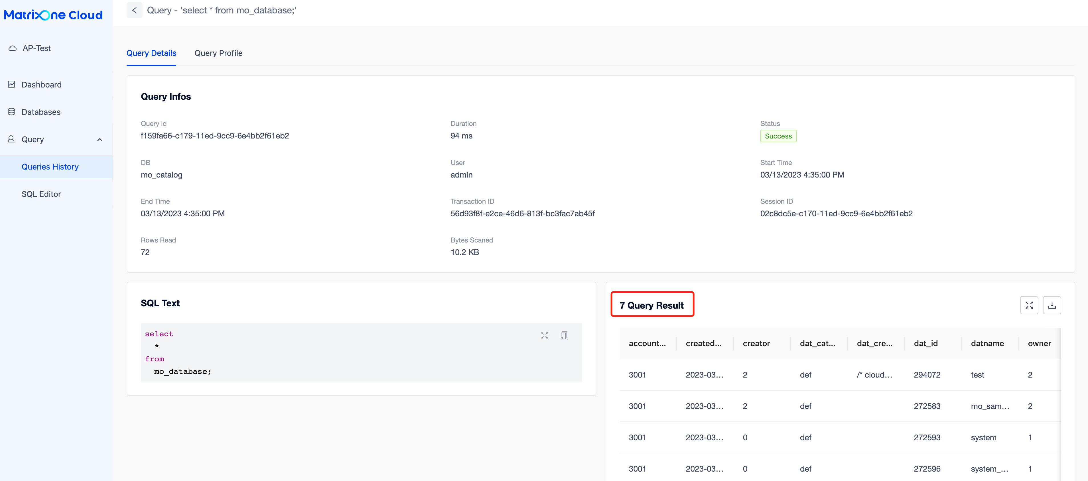 [Feature Request]: Count the number of rows of sql execution results · Issue #7877 ...